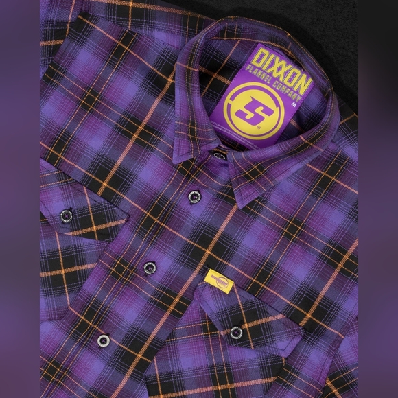 DIXXON | Shirts | Dixxon Mens Small Medium Speedway Motors Purple Black ...